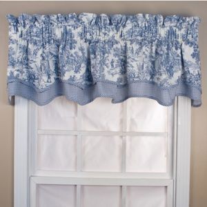 Accents | Victoria Toile Bradford Valance Blue 2 | Poshmark